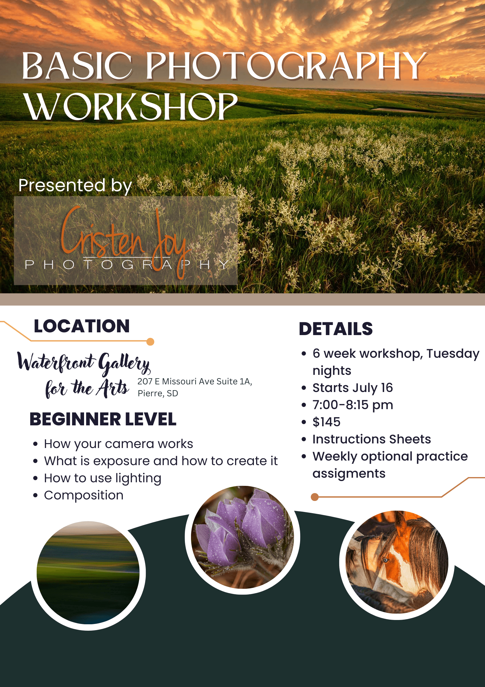 Photography Workshop - Cristen Joy Photography